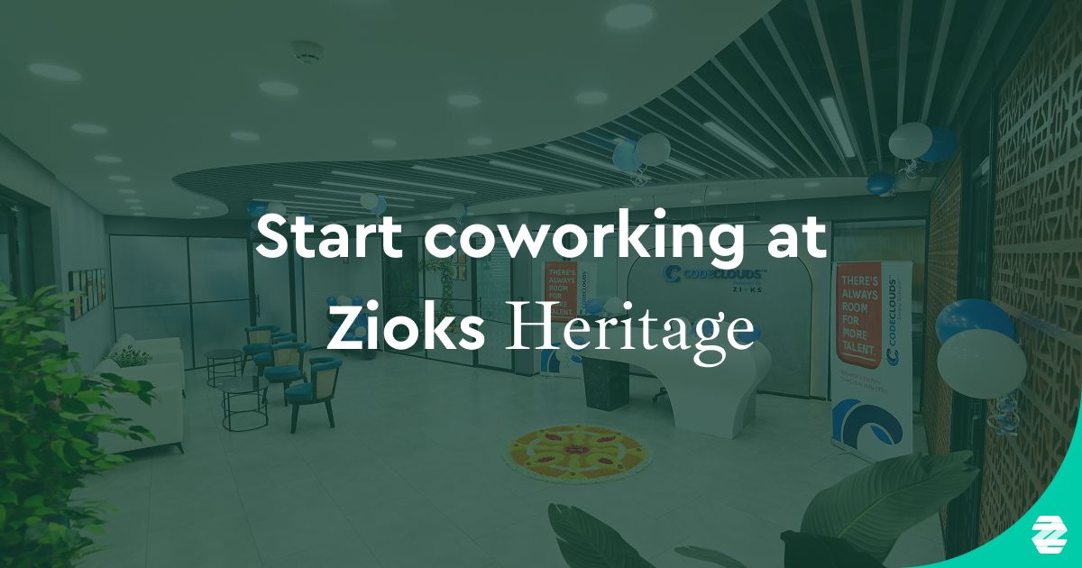 Zioks Heritage Coworking Space at Globsyn Crystals, Kolkata